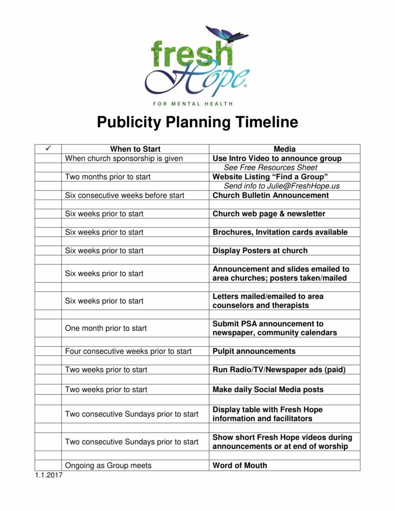 Fresh Hope for Mental Health - Facilitator Resources